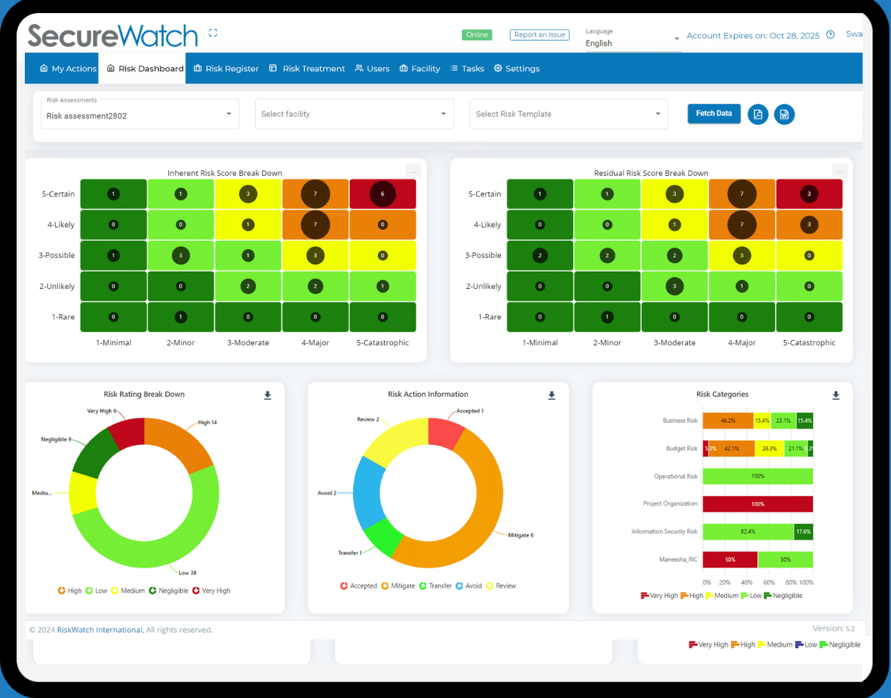 Best Risk Management Software - RiskWatch
